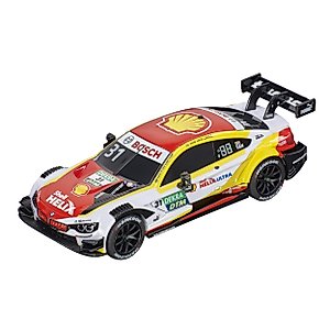 Carrera 64185 BMW M4 DTM S. V. D. Linde 1:43 Scale Analog Slot Car Racing Vehicle for Carrera GO Slot Car Toy Race Track Sets