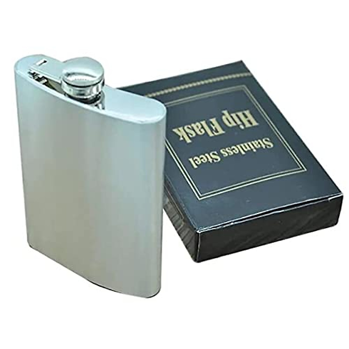 8oz Stainless Steel Portable Hip Flask Flagon Wine Whiskey Pot Cover Bottle Funnel Travel Drinkware Wine Cup