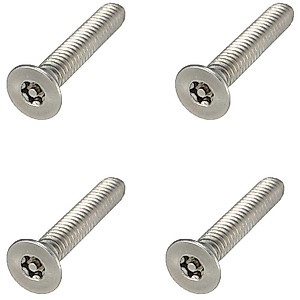 Machine Screws - Stainless Steel Torx Security Flat Head Machine Screw 6-32 X 1" 50 Pcs Quality Metal Fast