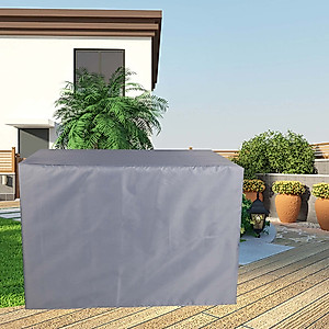 WZDD Patio Table Set Cover 45”x45”28”, Rectangular Garden Furniture Cover, Waterproof Garden Table Cover, Black Patio Furniture Covers, Table Covers for Outdoor Furniture