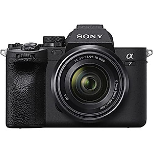 Sony Alpha a7 IV Full Frame Mirrorless Digital 4K Camera with FE 28-70mm Lens - Bundle with 160GB CFexpress Card, Backpack, Extra Battery, 55mm Filter Kit, Cleaning Kit