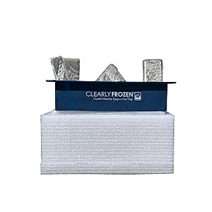 ClearlyFrozen High Capacity (Six 1.3” x 1.3” x 5” Ice Spears) Home Clear Ice Tray/Ice Maker With Multi-Size Mold Design Expandable to Six 1.3” x 2” x 5” Ice Slabs.