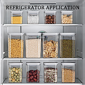 AYYOYYOY Multi-Size Airtight Containers - BPA-Free, Stackable Storage for Optimal Fresh Pantry & Fridge Organization - 3 Piece Set