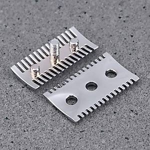 Lurrose Razor Head Replacement Manual Double Edge Razor Safety Shaving Head without Blade