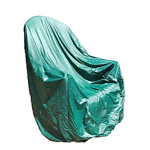 2 Pack: Adirondack Chair Cover from Patio Style Concepts Embossed Vinyl Protect Patio Furniture Green