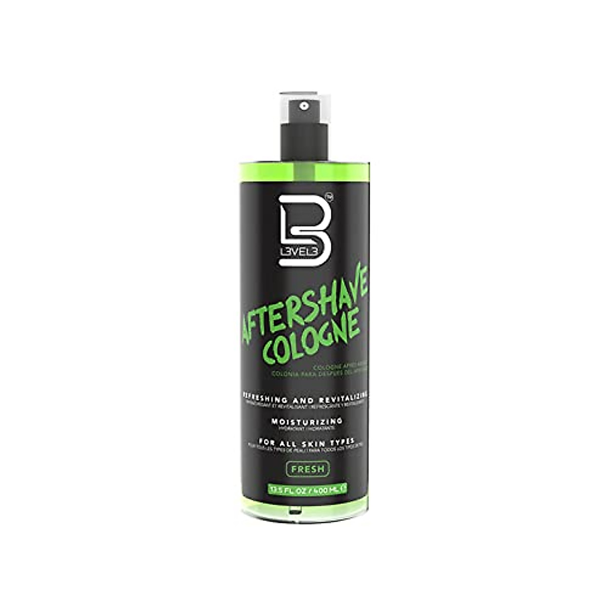 L3 Level 3 After Shave Spray Cologne - Softens Skin - Refreshes and Relieves Face and Skin - Moisturizing Formula Level Three After Shaving