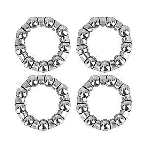 X AUTOHAUX 4pcs 29.5mm x 9 Ball Bearing Cages Crank Bearings Mid Axle Wheel Bearing Retainer for Bicycle