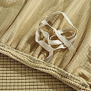 OITTO L Shaped Stretch Sofa Cover,Sectional Sofa Cover,Thickened Elastic Covers for Kids Pet Sofa - 4 Seater Navy Blue Universal Furniture Protector (235~300cm)