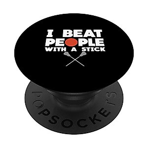 I Beat People With A Stick PopSockets Swappable PopGrip
