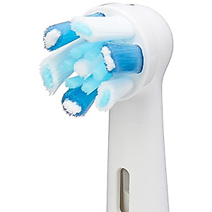 Oral-B iO Ultimate Clean Electric Toothbrush Head, Twisted & Angled Bristles for Deeper Plaque Removal, Pack of 4, White