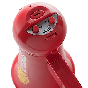 Dress Up America Firefighter Megaphone For Kids - Red Fireman Megaphone Bullhorn With Siren Sound