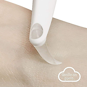 Kleo Baby Dental Pick, Safe and Soft for Teeth Cleaning, Medical Grade Silicone Toothpick for Children, Kids Flossing Tool, Can Be Sterilized by Boiling Water or Dishwasher.