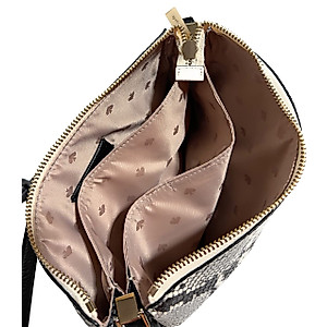 Kate Spade New York Triple Gusset Crossbody (Parchment multi)