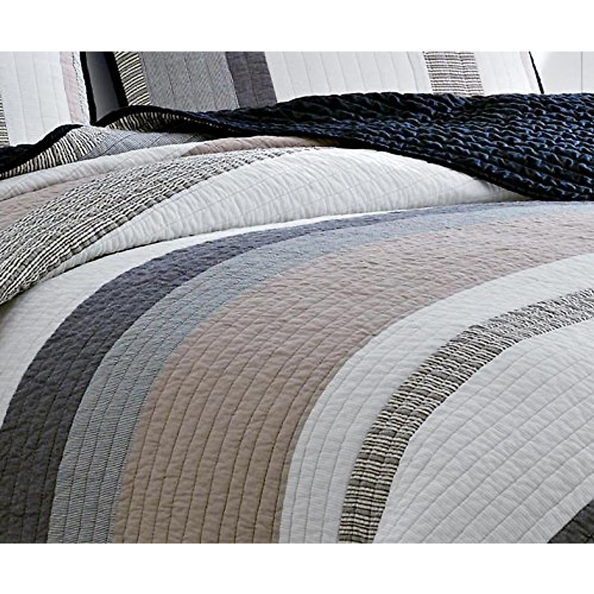 Nautica | Tideway Collection | Sham - 100% Cotton, Envelope Closure, Pre-Washed for Extra Comfort, Standard Sham, Slate Blue