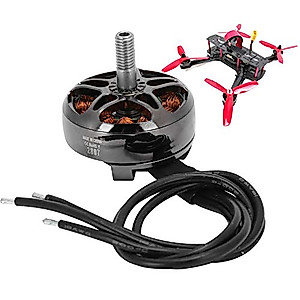 Drfeify RC Drone Motor, RC Metal Drone Motor Professional Plus Thread Motor Accessory Set for Racing RC Drone(1500KV)