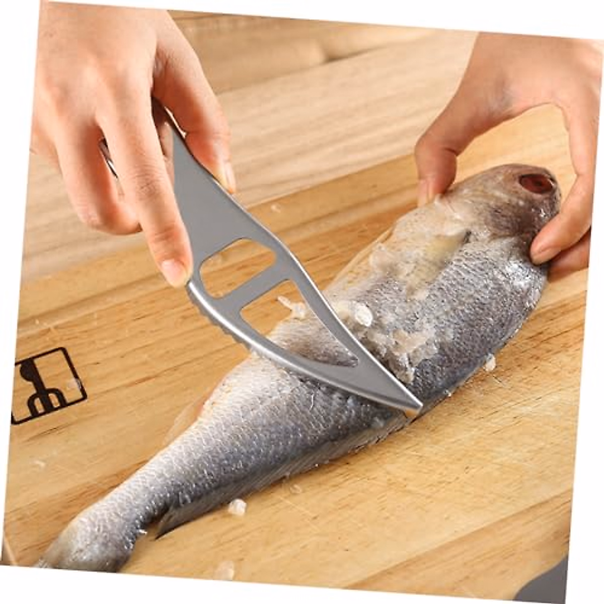 UTHCLO 4pcs Fish Scale Planer Fish Cleaning Tools Fish Scales Remover Bottle Cap Opener Stainless Spatula Fish Scale Brush Travel Bottle Opener Fish Scaler Cleaner Stainless Steel Silver