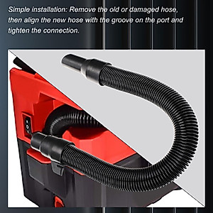 14-37-0016 Hose Assembly for Milwaukee M18 PACKOUT Wet/Dry Vacuum Model 0970-20, Works for Both Wet or Dry Pickup