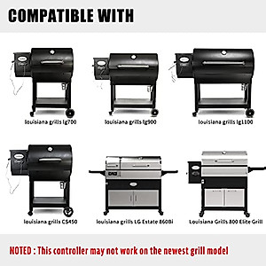 Digital Thermostat Control Board Kit for Louisiana Grills G2 Parts Number 50125 Compatible with Louisiana CS570 CS450 LG700 LG900 with Meat Probe,RTD Temperature Probe,Hot Rod Ignitor