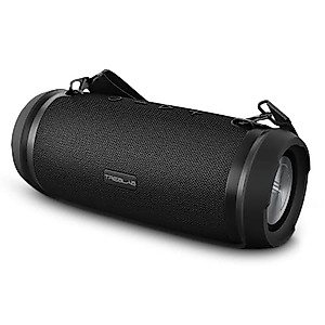 TREBLAB HD-Max - Big Loud Bluetooth Speaker - 50W, 20H Battery, Powerbank, TWS, IPX6 Waterproof | Loud Portable Speaker with Deep Bass | Wireless Outdoor Speakers w/Type-C Connector & Carrying Strap