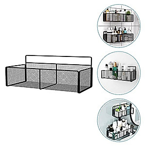 Hemoton Sink Storage Rack Shower Caddy Shelf, Shower Caddy Organizer Wall Mounted Rustproof Basket, Storage Rack for Bathroom, Shower and Kitchen (29CM) Tote Storage Rack