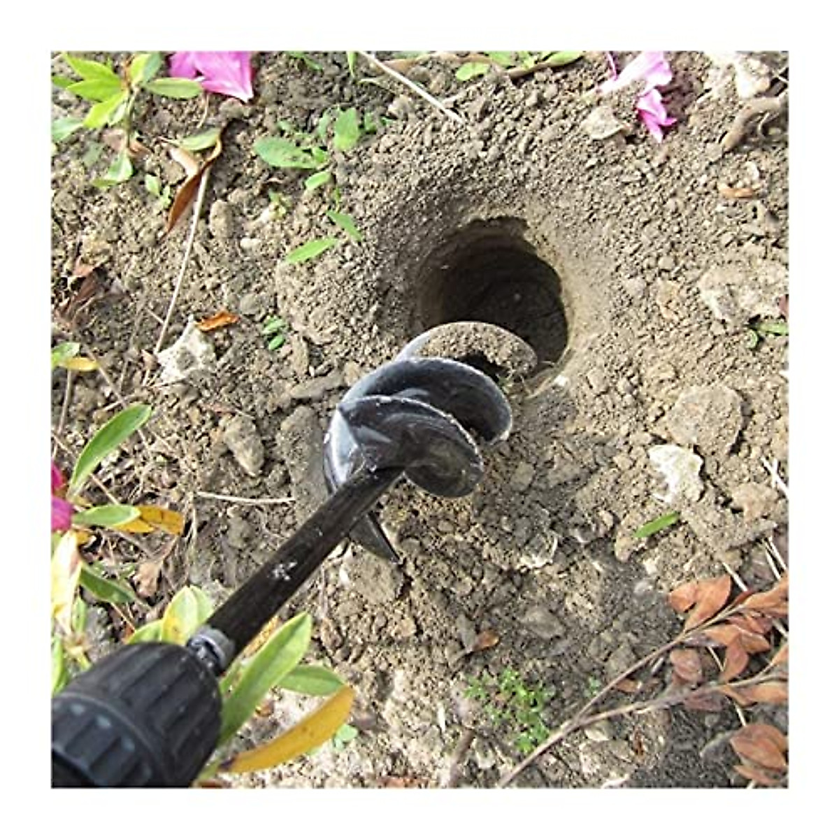 XXYFFS 9 Sizes Garden Power Tools-Ground Drill Spiral Drill Bit Auger Seed Plant Flower Planting Hole Digger Tool