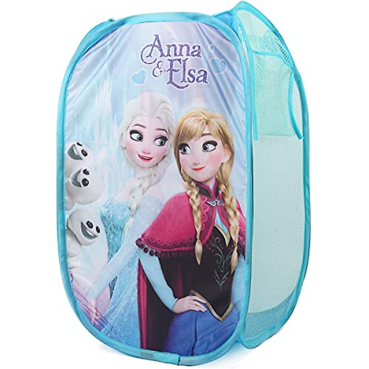 TheAvengers Frozen Pop Up Hamper with Durable Carry Handles, 21 inch H x 13.5 inches W X 13.5 inches L