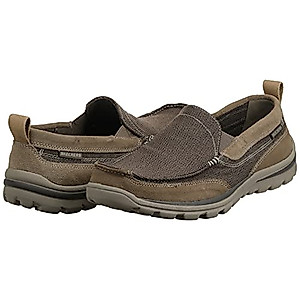Skechers Men's Superior Milford Loafer, Light Brown, 12 M US