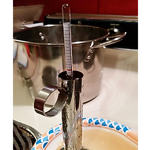 Cimalab Maple Syrup Hydrometer, Accurate Hydrometer for Maple Syrup Making, Hydrometer Maple Syrup Supplies with Brix & Baume Scales, Syrup Hydrometer for Measure Sugar Content in The Syrup Sap
