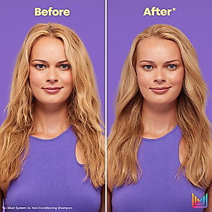 Matrix So Silver Purple Shampoo| Color Depositing & Toning | Refreshes Hair & Neutralizes Yellow Tones | For Blonde and Silver Hair | For Color Treated and Natural Hair | Salon Shampoo