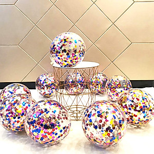 Round Sequins Multi-Color Confetti Throwing Confetti 20mm/0.8in Metallic Foil Confetti Circles Confetti Table Confetti for Birthday Party Wedding Anniversary Baby Bridal Shower, 30g/1Oz