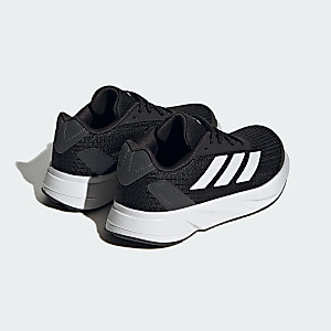 adidas Duramo SL Sneaker, Black/White/Carbon, 2 US Unisex Little Kid