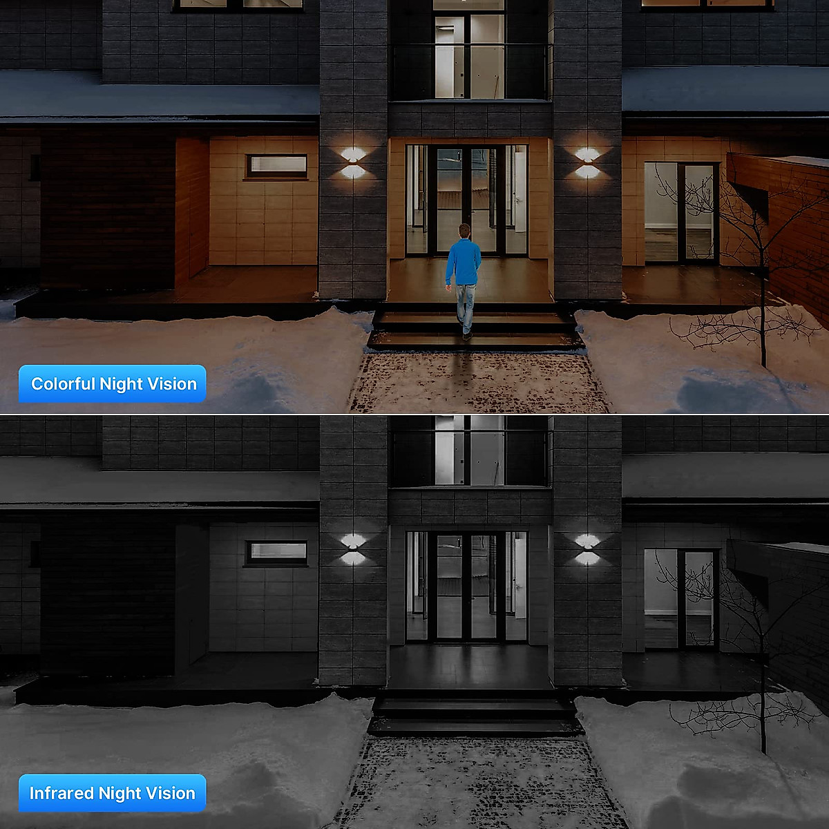 Hiseeu 10CH 4K NVR Wireless Security Camera System Outdoor Indoor, AI Human Detection, 2-Way Audio, 4MP Solar Powered Cameras with Color Night Vision, IP66 Waterproof, 1TB Hard Drive preinstalled