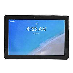 HEEPDD Portable Tablet RAM 16G Black Tablet 4G LTE Internet HD Screen Octa Core for Office (US Plug)