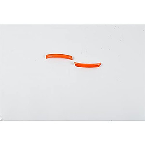 SZDEDA 2PCS ABS Handbrake Lower Cover Decorative Trim Fit for Jeep Wrangler JK 2011-2017 Interior Car Accessories (Orange)