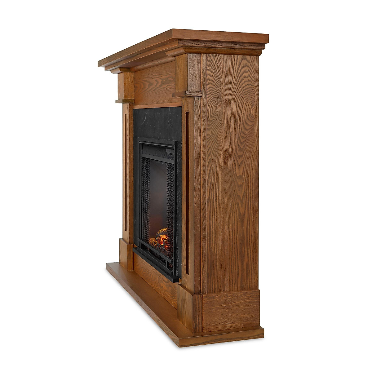 Real Flame 6030E-W 6030E Kipling Electric Fireplace, Medium, White