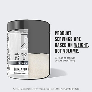 RYSE Up Supplements Element Series Fermented L-Glutamine Amino-Acid | Muscular & Cellular Recovery & Hydration | Gut, Intestinal, & Immune Health | 60 Servings