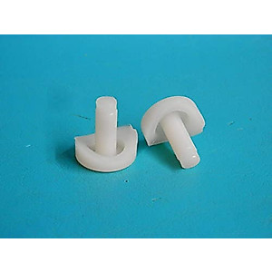 3/4" Coved Stem Bumper Fits Into 1/4" Inch Round Hole Patio Outdoor Furniture Chairs Protectors Pack of 16 PCS