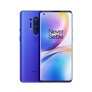 OnePlus 8 Pro (5G) Dual-SIM IN2023 256GB/12GB RAM (GSM + CDMA) Factory Unlocked Android Smartphone (Ultramarine Blue)- International Version
