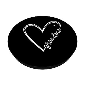 Grandma Heart Women For Christmas Mother's Day Birthdays PopSockets Swappable PopGrip
