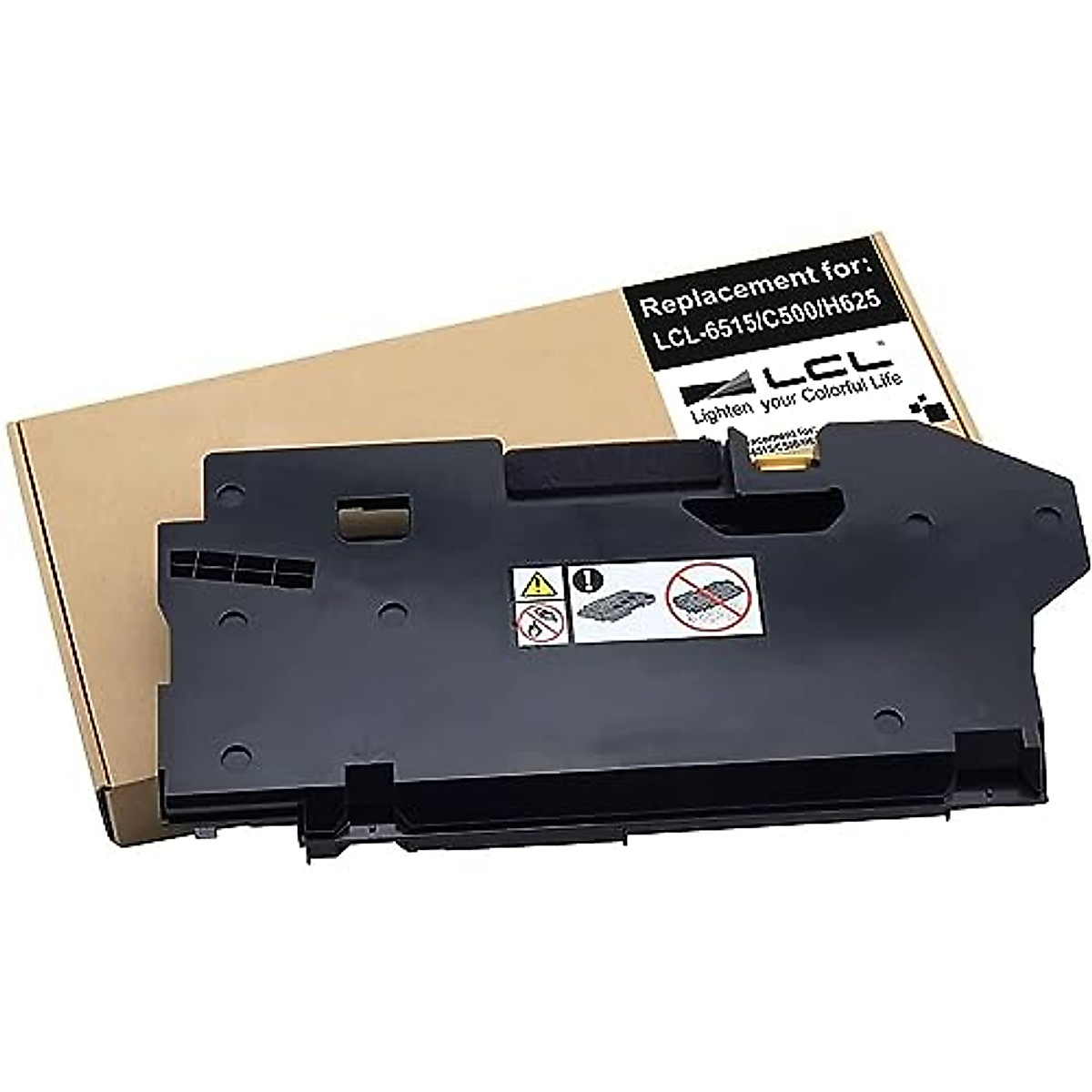 LCL Compatible Waste Toner Bottle Replacement for Xerox Phaser 6510 WorkCentre 6515 VersaLink C500 C505 C600 C605 108R01416 Dell H625 H625cdw H825 H825cdw S2825cdn S2825 8P3T1 (1-Pack)