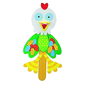 ALEX Toys Little Hands Pop Stick Art Craft Kit, Create Cute Animal and Flower Puppets, Allows Children to be Creative and Use their Imagination, For Ages 3 and up