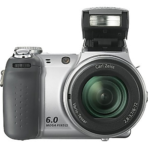 Sony Cybershot DSC-H2 6MP Digital Camera with 12x Optical Image Stabilization Zoom (OLD MODEL)