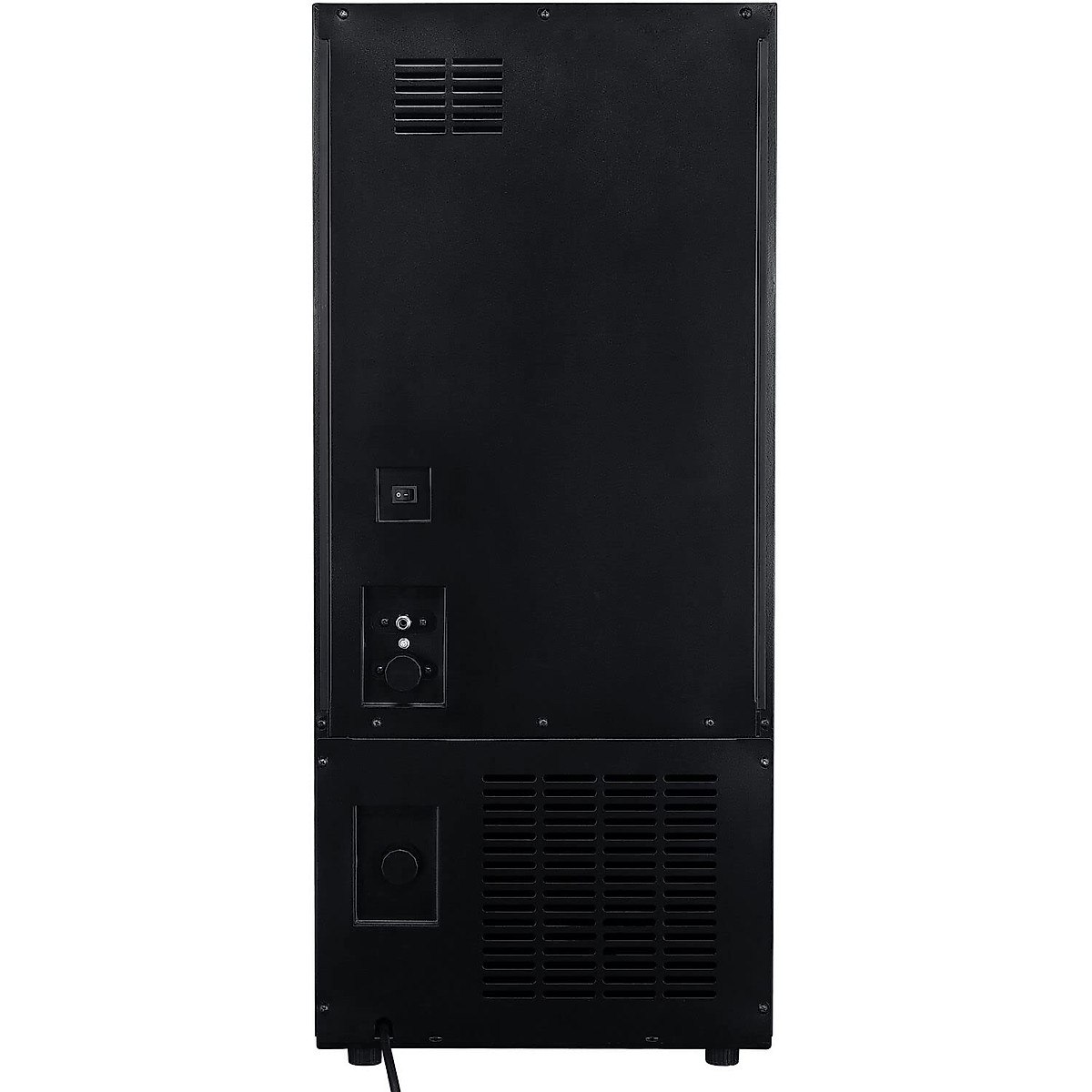 Hanover HIM60701-5SS, 25-lbs Storage, Vault Series Ice Maker, Under Counter, Home Bar Kitchen, Clear, Automatic, Garage, Stainless Steel Machine, Silver