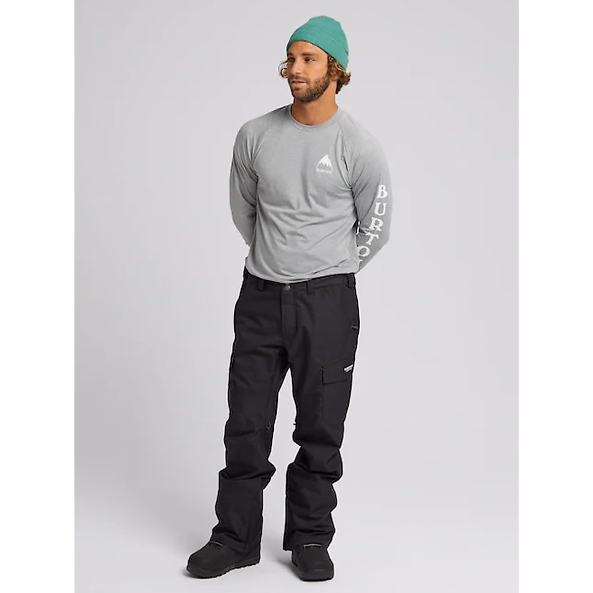 Burton Mens Cargo Pant Relaxed, True Black W21, X-Large