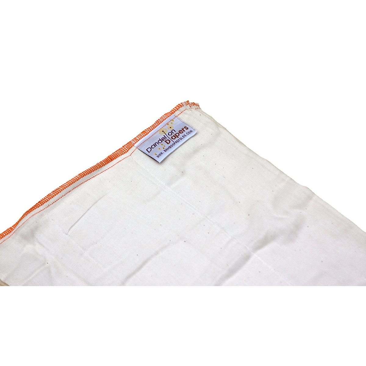 Dandelion Diapers Prefold Cloth Diapers Made from Viscose Bamboo and Cotton Blend Versatile Baby Diaper, 12 Count - Size 1 Newborn