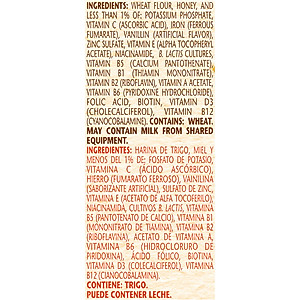Nestle Nestum Infant Cereal, Wheat & Honey, Made for 12 Months & Up, 10.6 Ounce Canister (Pack of 2)