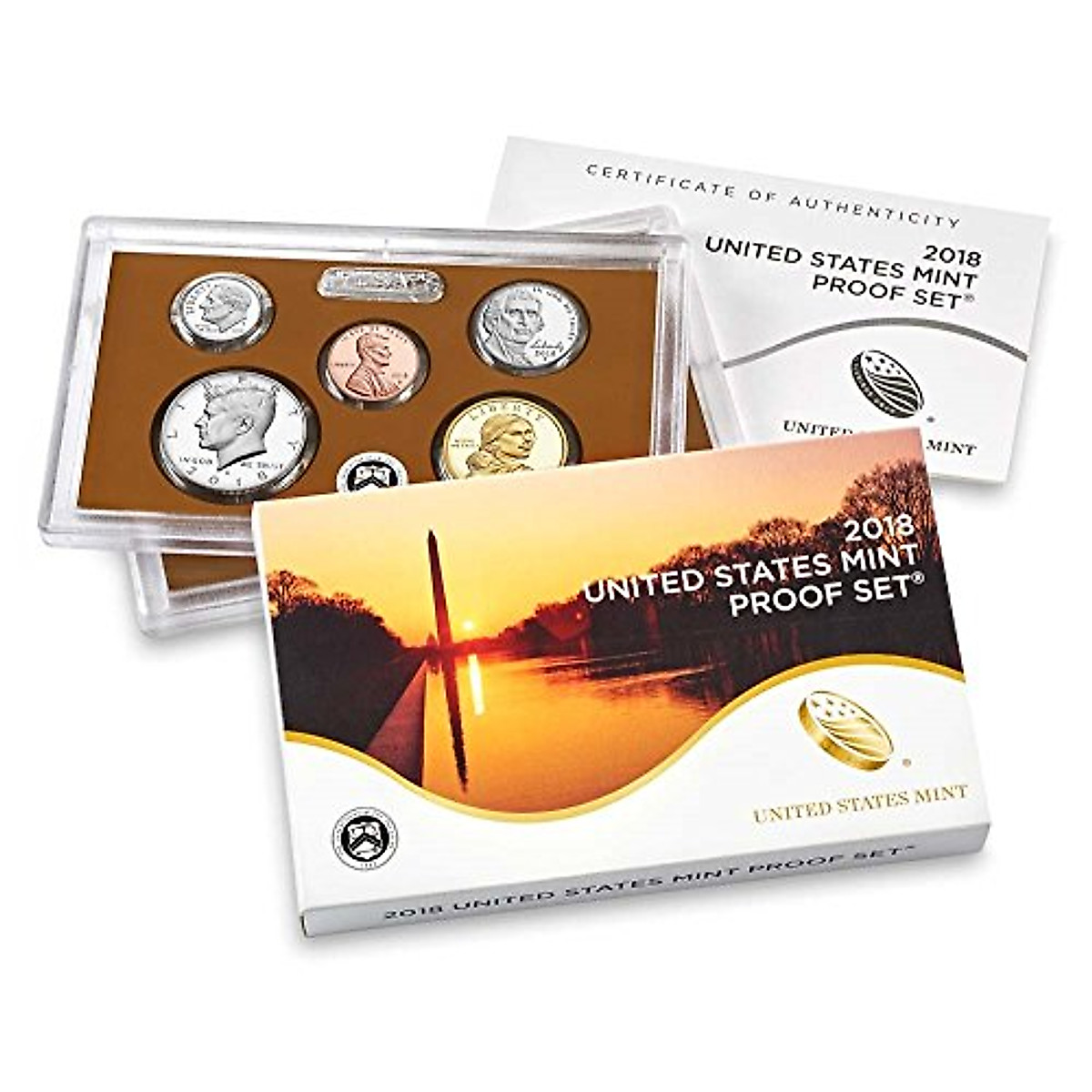 2018 S 10 Coin Clad Proof Set in OGP with CoA Proof