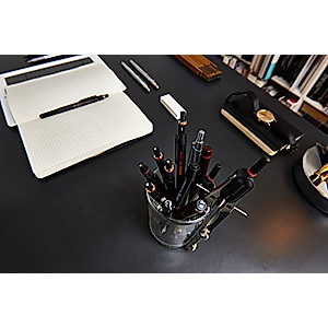 Rotring Tikky Fine Liner Fiber Tip Graphic Pen, 0.2 mm, Black Ink (1904752)