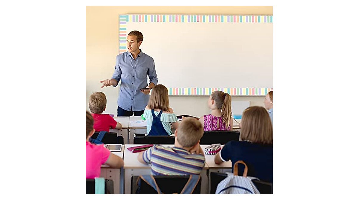 Colorful Pastel Pop Border Trim for Classrooms & Offices
