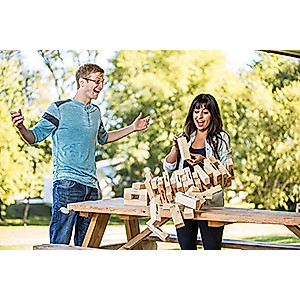 Triumph Sports Triumph Large Tumble Tower - Includes 54 Wood Tumble Blocks and Carry Case